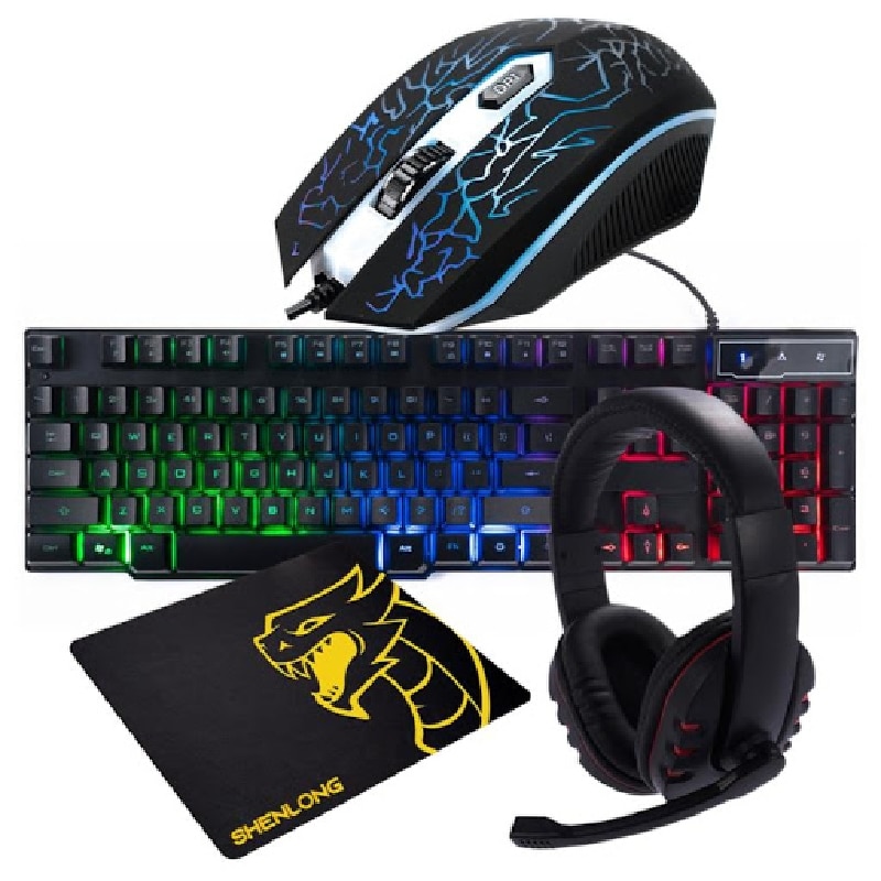 Combo Gamer 4 en 1 C4001 - Recargas Rafaela