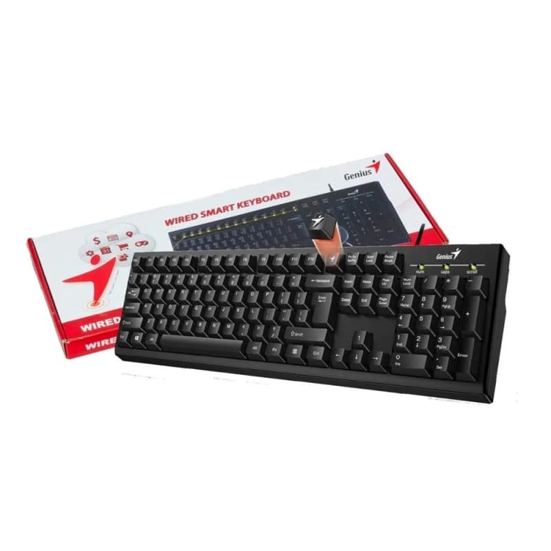 Teclado Genius KB-100 Smart USB Black - Recargas Rafaela