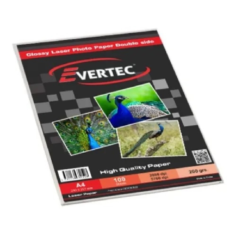 Papel Glossy para Impresora Laser A4 en resma de 100 hojas 160g DOUBLE ...