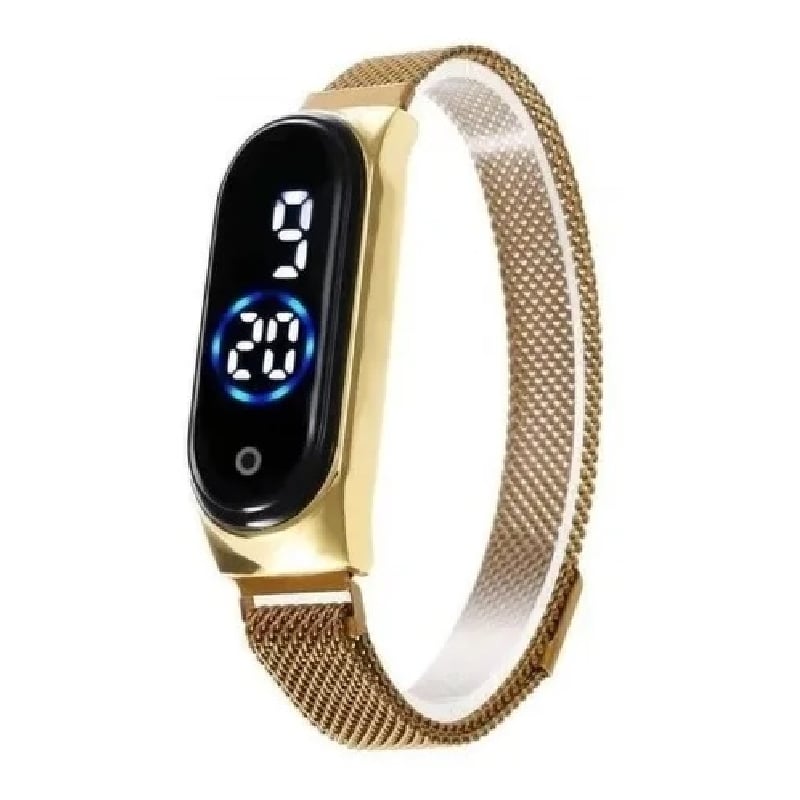 Reloj Pulsera Digital Tactil malla metalica con iman » Recargas Rafaela